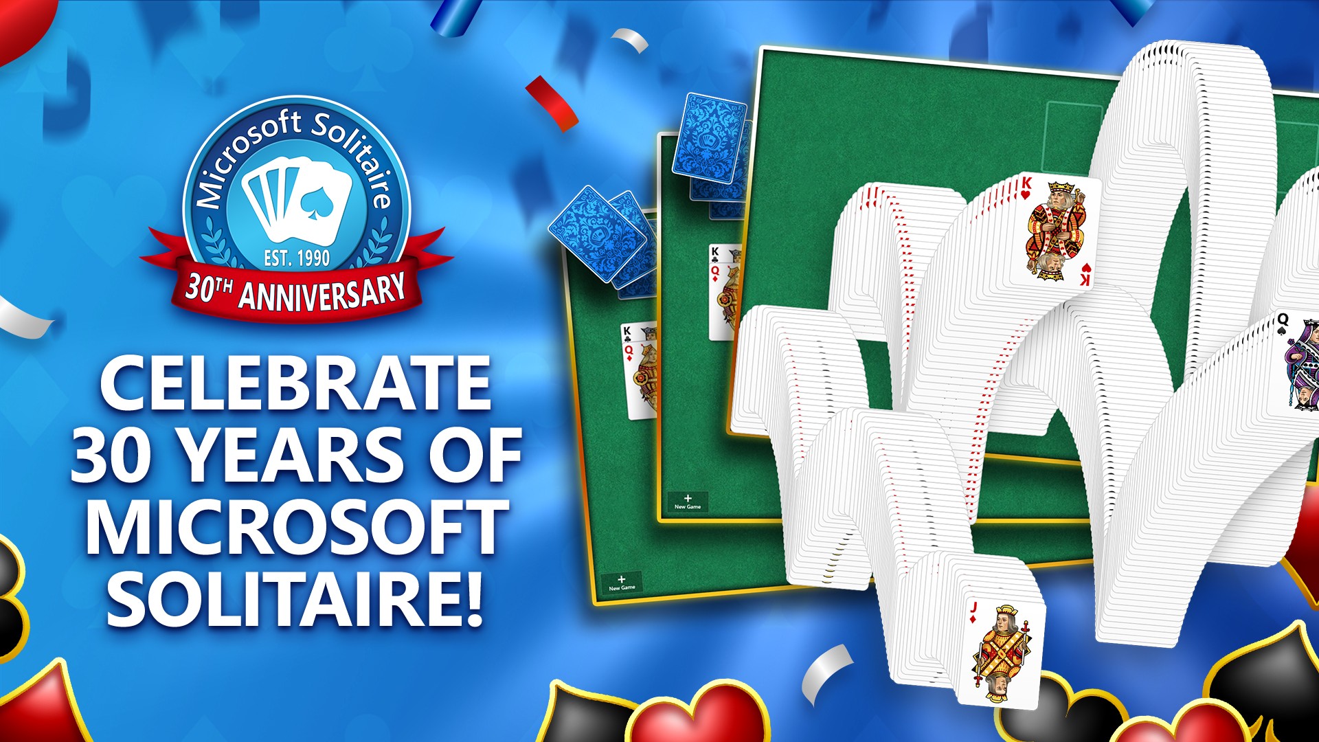 Celebrating 30 Years of Microsoft Solitaire with Those Oh-So-Familiar ...