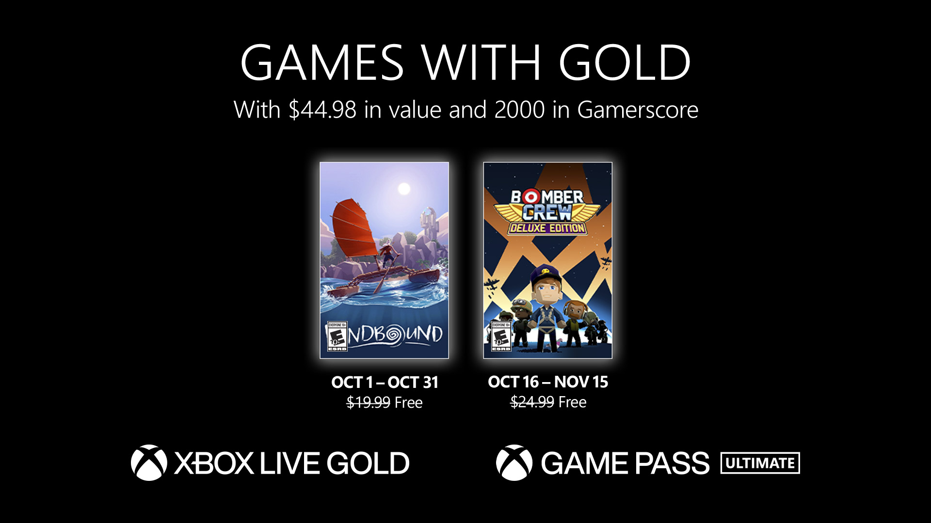 Games with gold september store