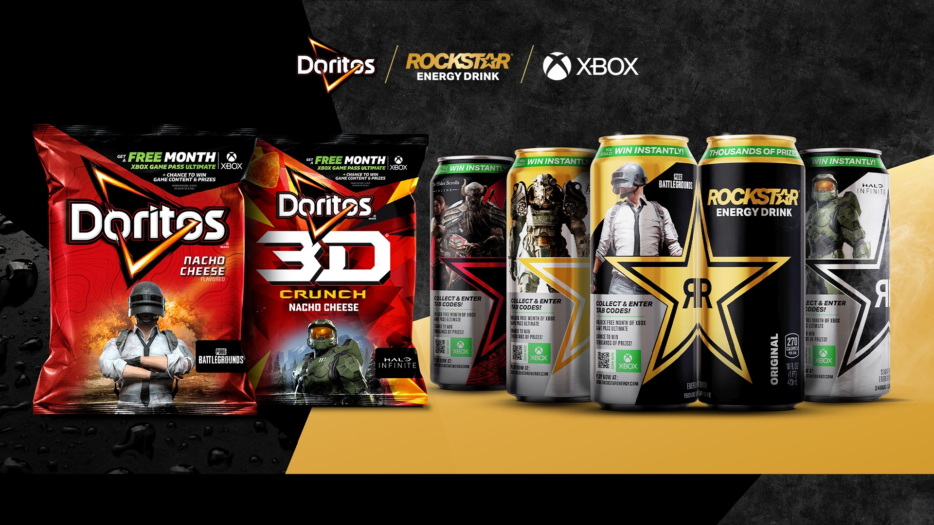 Xbox, Doritos, and Rockstar Energy Drink Give Away Game Pass, Prizes ...