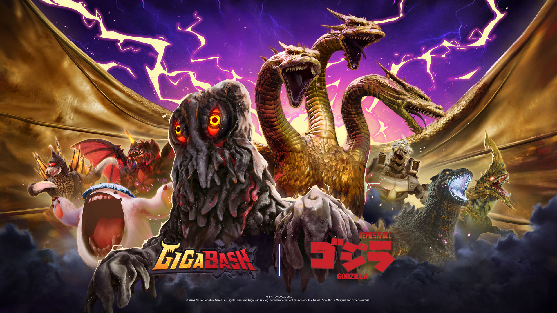 Godzilla: Nemesis DLC - King Ghidorah & Hedorah Invade GigaBash - Xbox Wire