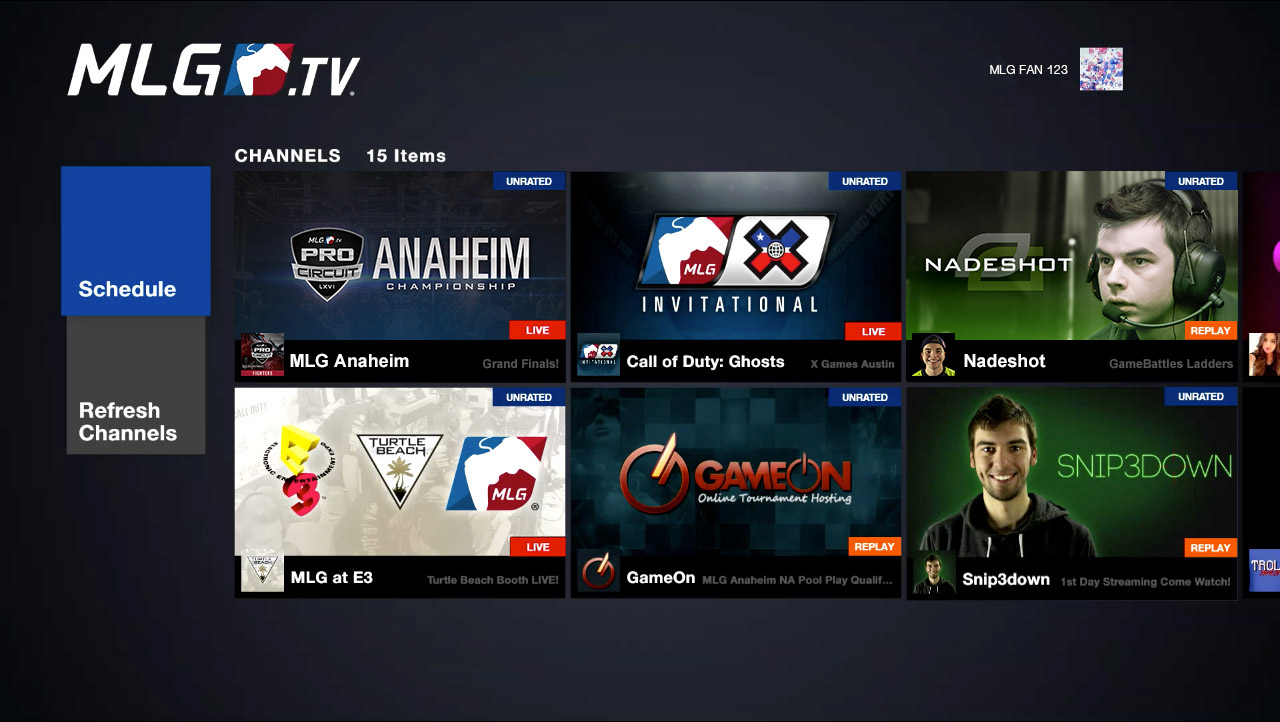 Available Now: Major League Gaming Releases MLG App for Xbox One - Xbox ...